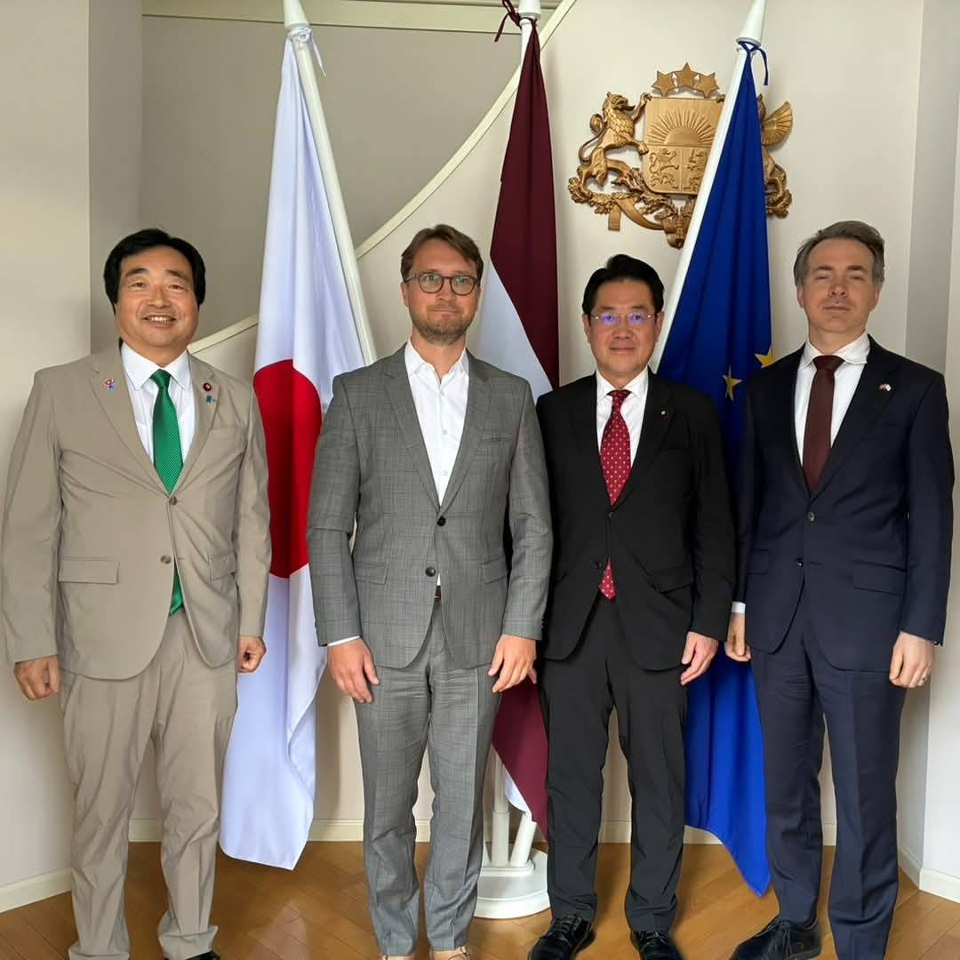 6月4日(水)ラトビア大使館訪問 - 杉本和巳（スギモトカズミ） ｜ 選挙ドットコム