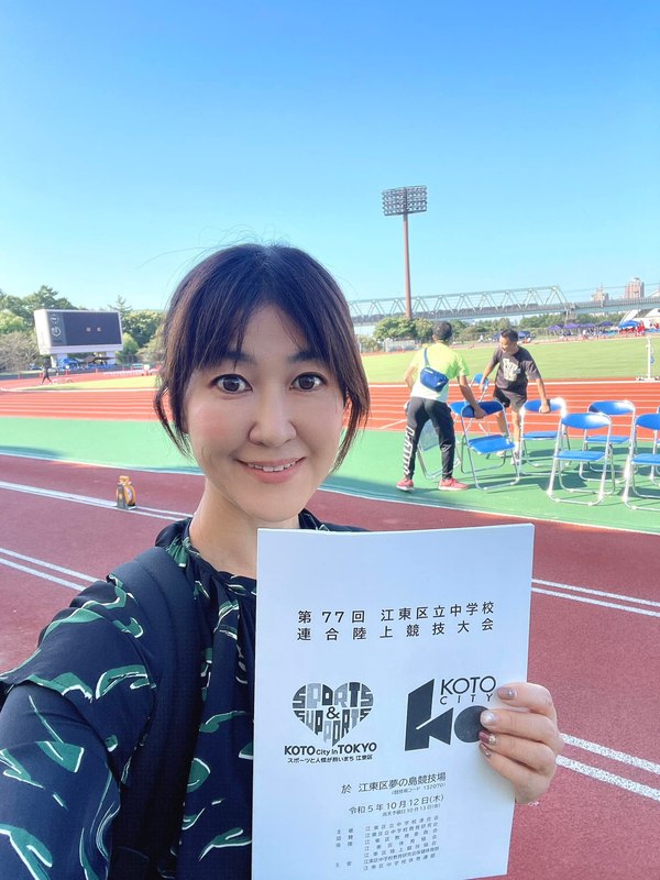 江東区立連合陸上競技大会の開会式に出席。 - 鈴木あやこ（スズキアヤコ） ｜ 選挙ドットコム