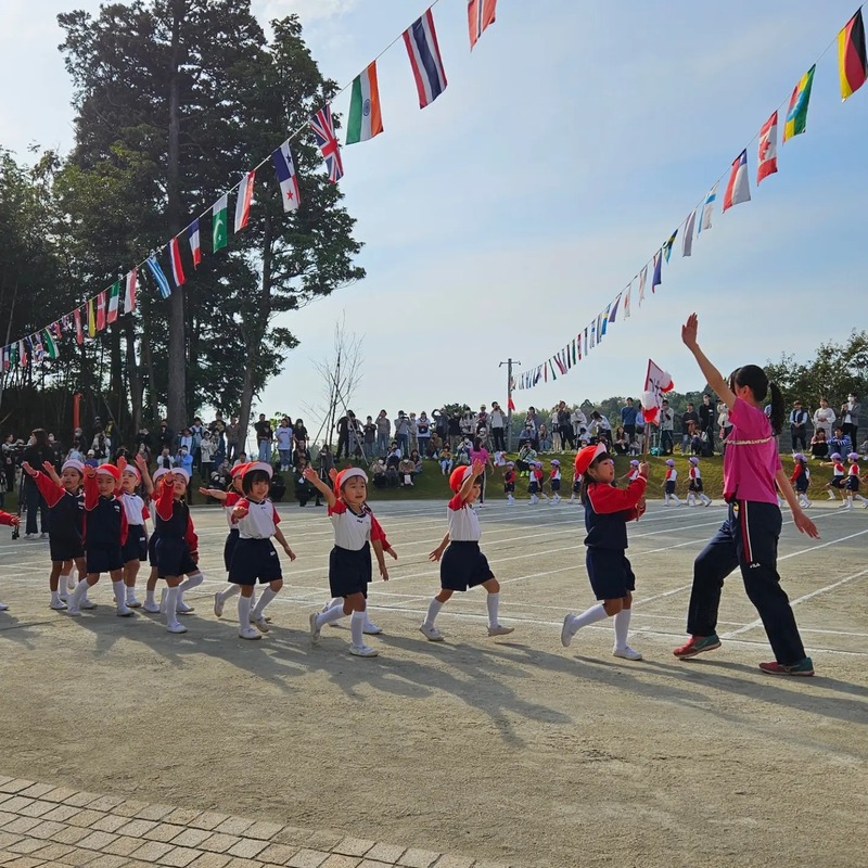 玉造幼稚園年中年長運動会秋晴れの好天の中運動会が開催されてます竹林森林に囲まれた素晴らしいロ... - 鳥海なおき（トリウミナオキ） ｜ 選挙 ...