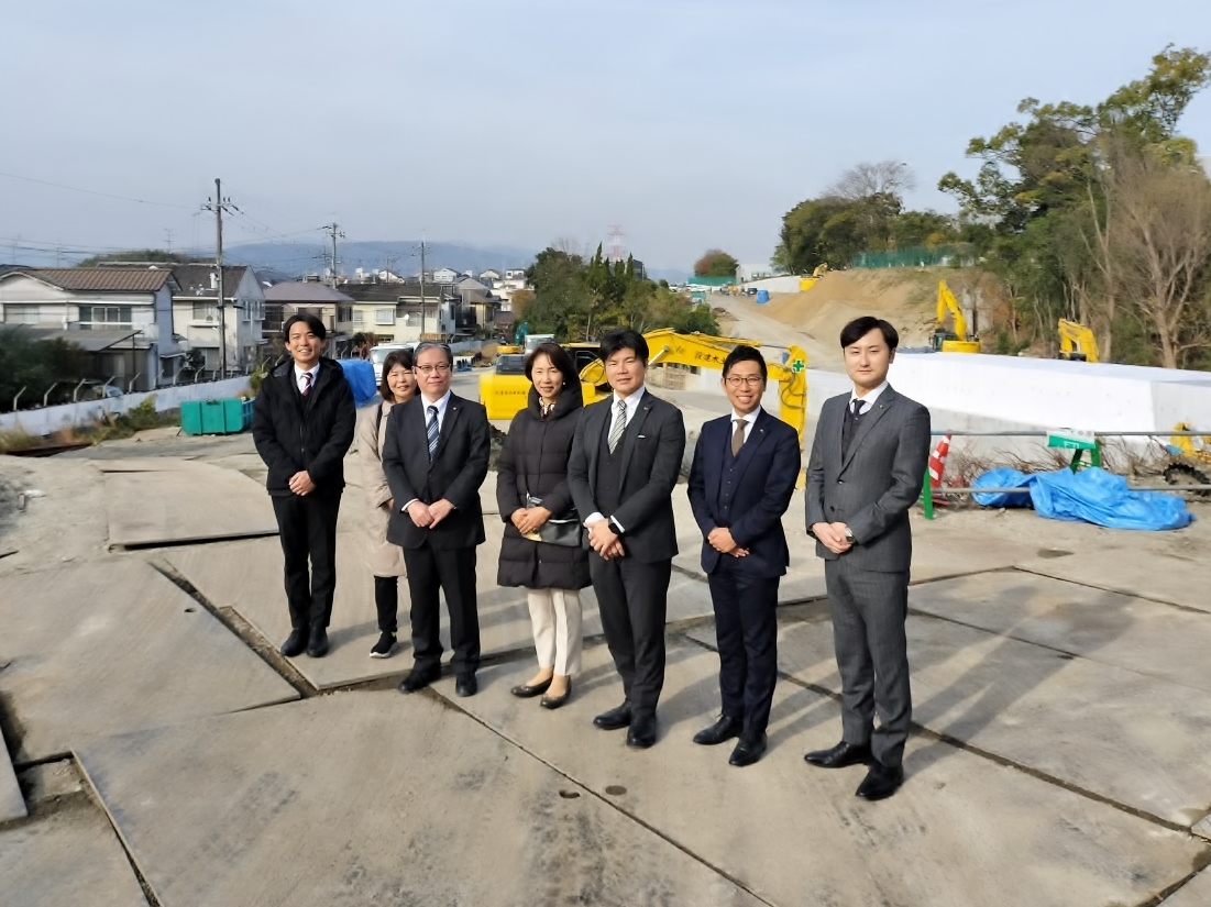 【枚方市】都市計画道路の現場見学会｜御殿山小倉線・長尾杉線・牧野長尾線 - かじや知宏（カジヤトモヒロ） ｜ 選挙ドットコム