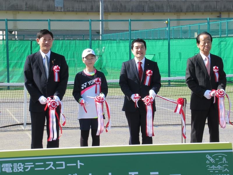 【コンパクトシティを目指す室蘭に新テニスコート】 室蘭市の入江運動公園に新たに開設した『IRI... - 山岡達丸（ヤマオカタツマル ...