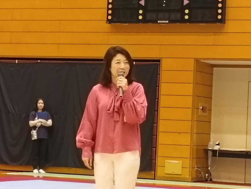 ＃越谷市総合体育館で開催された第10回しらこばとプリンセスカップ、新体操の大会でご挨拶させて頂... - 竹内千春（タケウチチハル） ｜ 選挙 ...