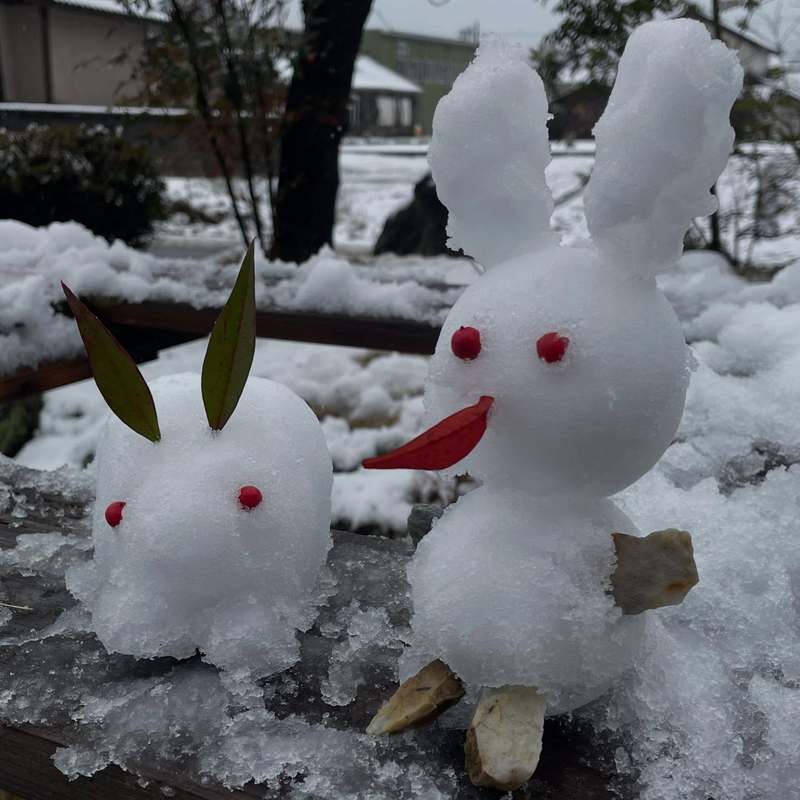 帰宅したら娘（中1・冬休み中）がどうしても雪遊びしたいというもので…否めない昭和感とテディ感漂... - 西野ゆか（ニシノユカ） ｜ 選挙ドットコム