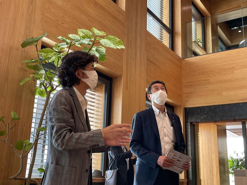 日本初の高層木造耐火建築物「PortPlus」視察 - きかわだひとし（キカワダヒトシ） ｜ 選挙ドットコム