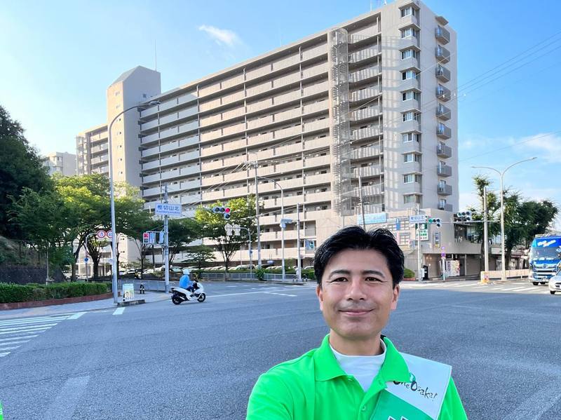 7/12、樫切山の交差点でのご挨拶。 - ばばけいじろう（ババケイジロウ） ｜ 選挙ドットコム